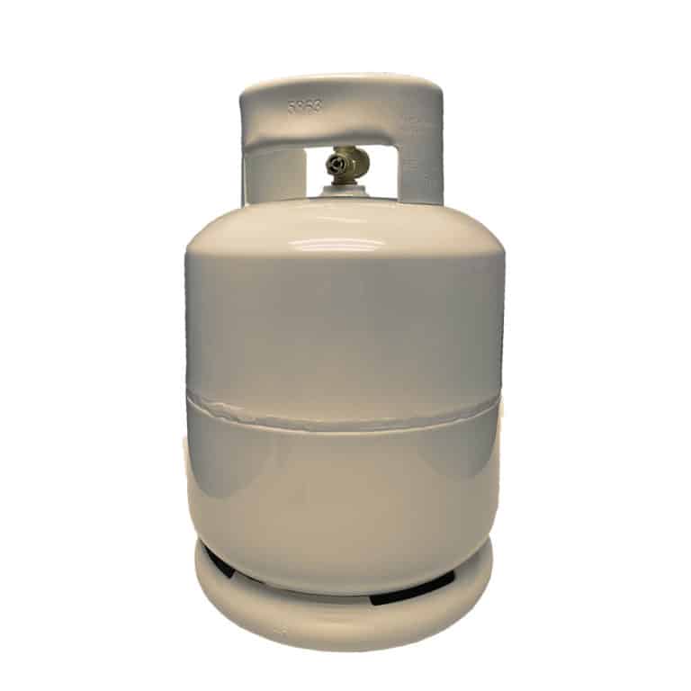 Tanque de gas con doble válvula de seguridad de 9.5 kg.